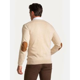 Jacey Quinn Pullover Herren Gr&ouml;&szlig;e XXXL beige / braun / schwarz / wei&szlig;