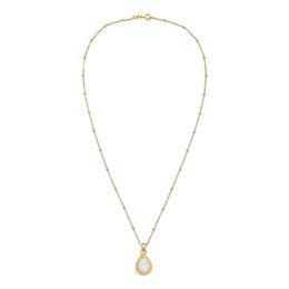 Elli Kette Damen Gr&ouml;&szlig;e 45 opal / gold