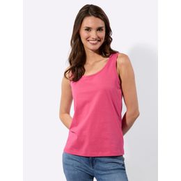 WITT Damen Shirttop aus Bio-Baumwolle, fuchsia, Gr&ouml;&szlig;e 36