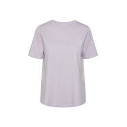 Tchibo - T-Shirt mit Stickerei - Damen - Gr. M - lila