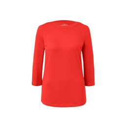 Tchibo - Shirt mit 3/4-Arm - Damen - Gr. S - orange