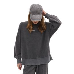 No Matter What Sweatshirt female Grey size S