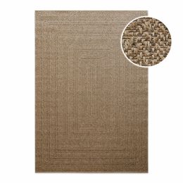 Teppich Wecon Home, B:140cm H:6mm L:200cm, braun, Polypropylen, Wohnzimmer, Teppiche, "Layo, auch als L&auml;ufer erh&auml;ltlich", Flachgewebe, wetterfest,