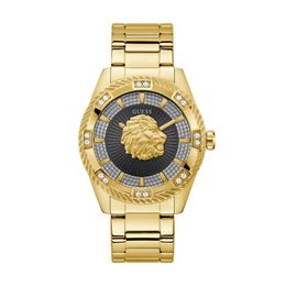 Guess Uhr 'Beast' Herren Gr&ouml;&szlig;e One Size gold / schwarz / transparent