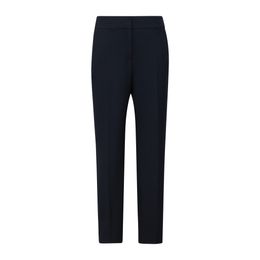 Stoffhose s.Oliver BLACK LABEL, Damen, Gr. 42, N-Gr, navy, Web, Obermaterial: 62% Polyester, 33% Viskose, 5% Elasthan. Futter: 100% Polyester, unifarben, schmal lang, Hosen Stoffhose