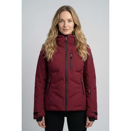 Skijacke Icepeak "Icepeak FLOVILLA", Damen, Gr. 42, wine, Obermaterial: 100% Polyester. Futter: 100% Polyester. Wattierung: 100% Polyester, Jacken Skijacke, f&uuml;r Alpinski und Snowboard, wasserdicht, winddicht, atmungsaktiv
