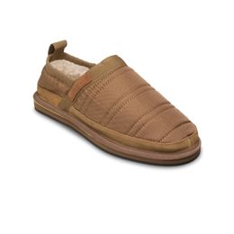 Quiksilver Herren Slip-On Sneaker "After Session", Gr. 10salsa, Obermaterial: Textil, Leder &ndash; Futter: Textil &ndash; Laufsohle: Gummi, Schuhe