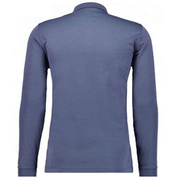 Poloshirt Ragman, Herren, Gr. L, blau (azur), Baumwollmischung, regular fit, ohne Ausschnitt, Shirts
