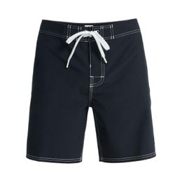 Boardshorts Quiksilver "Original Straight Leg 18"", Herren, Gr. 32M, schwarz, 92% Polyester, 8% Elasthan, Hosen