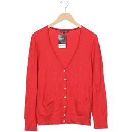 Tommy Hilfiger Strickjacke Damen Gr&ouml;&szlig;e L Second Hand rot