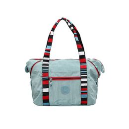 Mindesa Handtasche Damen Gr&ouml;&szlig;e One Size blue denim / rot / schwarz / wei&szlig;