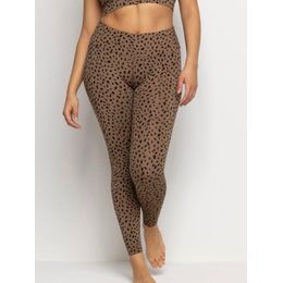 Hey Honey Leggings 'Lessismore Caribou' Damen Gr&ouml;&szlig;e XS hellbraun