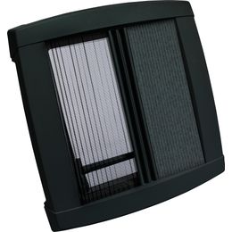 MPK Modell 49P Innenrahmen mit Doppelplissee schwarz mit LED-Beleuchtung - Dachhauben