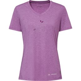Vaude Skomer III Print Damen Funktionsshirt lila 40 - Damenshirts, -blusen & -pullover