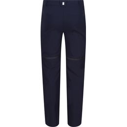 Regatta Highton Stretch Zip-Off Kinder Wanderhose dunkelblau 140 - Kinderhosen