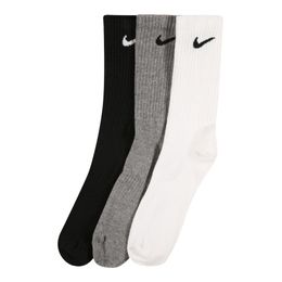 Nike Sportswear Sportsocken 'Everyday' Damen Gr&ouml;&szlig;e 34/38 graumeliert / schwarz / wei&szlig;