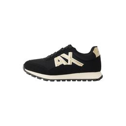 Armani Exchange Sneaker Damen Gr&ouml;&szlig;e 39 gold / schwarz / wei&szlig;
