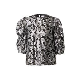 Warehouse Bluse Damen Gr&ouml;&szlig;e XXXL schwarz / silber