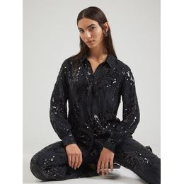 THE KOOPLES Bluse Damen Gr&ouml;&szlig;e M schwarz
