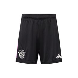 adidas Performance Sportshorts 'FC Bayern 23/24 Away' Herren Gr&ouml;&szlig;e M orchidee / schwarz / wei&szlig;