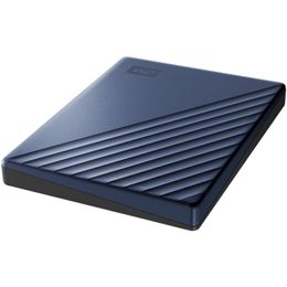 Western Digital WD My Passport Ultra mobile Festplatte 2 TB blau