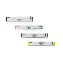 Canon Original Toner C-EXV45 4er-Set schwarz, cyan, magenta, gelb
