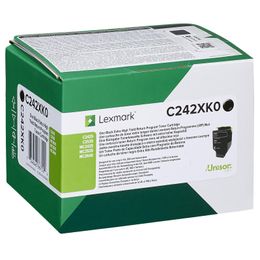 Lexmark Original Toner schwarz 6.000 Seiten (C242XK0) f&uuml;r C2425dw, C2535dw, MC2425adw, MC2535adwe, MC2640adwe