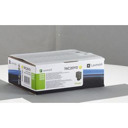 Lexmark Original Toner - gelb (74C20Y0) f&uuml;r CS720de/dte, CS725de/dte, CX725de/dhe/dthe