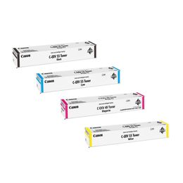 Canon Original Toner C-EXV55 4er-Set schwarz, cyan, magenta, gelb (OP2182C002)