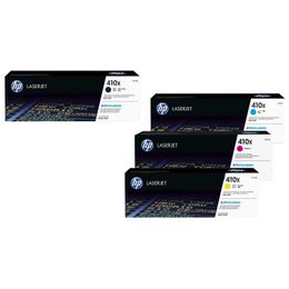 HP Original 410X Toner 4er Set schwarz, cyan, magenta, gelb hohe Kapazit&auml;t