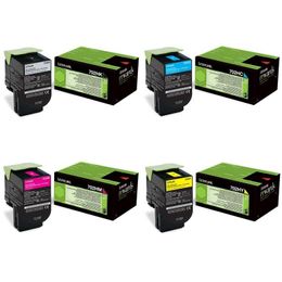 Lexmark Original Toner - 4er Multipack f&uuml;r CS310n/dn, CS410n/dn/dtn, CS510de/dte