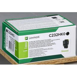 Lexmark Original Toner - schwarz (C232HK0) f&uuml;r C2325dw, C2425dw, C2535dw, MC2325adw, MC2425adw, MC2535adwe