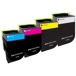 Lexmark Original Toner - 4er Multipack f&uuml;r CS417dn, CS517de, CX417de, CX517de