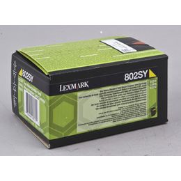 Lexmark Original 802SY Toner gelb 2.000 Seiten (80C2SY0) f&uuml;rCX310n/dn, CX410e/de/dte, CX510de/dhe/dthe
