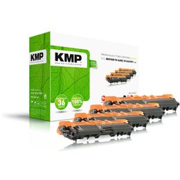 KMP Toner B-T58V schwarz, cyan, magenta, gelb kompatibel zu brother TN-242BK/TN-246CMY, 4er-Set