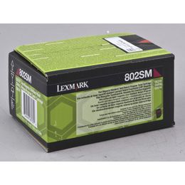 Lexmark Original 802SM Toner magenta 2.000 Seiten (80C2SM0) f&uuml;r CX310n/dn, CX410e/de/dte, CX510de/dhe/dthe