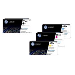 HP Original 656X Toner 4er Set schwarz, cyan, magenta, gelb hohe Kapazit&auml;t