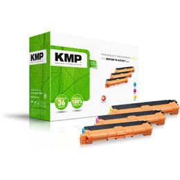 KMP Toner B-T125X cyan, magenta, gelb kompatibel zu brother TN-247C/M/Y, 3er-Set