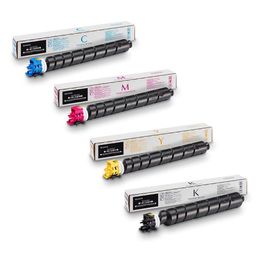 Kyocera Original TK-8525 Toner - 4er Multipack Set cyan, magenta, gelb, schwarz