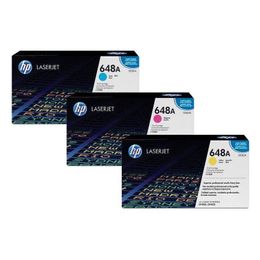 HP Original 648A Toner 3er Set cyan, magenta, gelb 11.000 Seiten