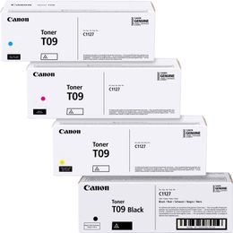 Canon Original T09 Toner 4er Multipack cyan, magenta, gelb, schwarz