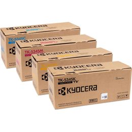 Kyocera Original TK-5345 Toner 4er Set - BK/C/M/Y - 17.000/9.000 Seiten