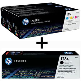 HP Original 128A Toner 4er Set schwarz, cyan, magenta, gelb