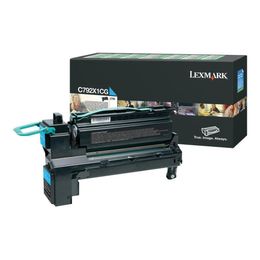 Lexmark Original Toner cyan 20.000 Seiten (C792X1CG) f&uuml;r C792e/de/dte/dhe