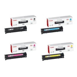 Canon Original Toner 716 4er-Set schwarz, cyan, magenta, gelb (OP1980B002)