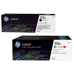 HP Original 312A Toner 4er Set schwarz, cyan, magenta, gelb