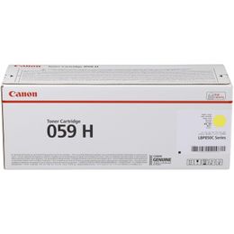 Canon Original 059H Toner - gelb bis zu 13.500 Seiten