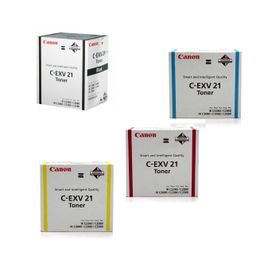 Canon Original Toner C-EXV21 4er-Set schwarz, cyan, magenta, gelb