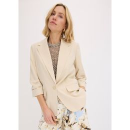 bonprix Lockerer 3/4-Arm-Blazer aus Viskose, beige