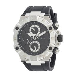 Guess Uhr 'IGNITE' Herren Gr&ouml;&szlig;e One Size schwarz / silber